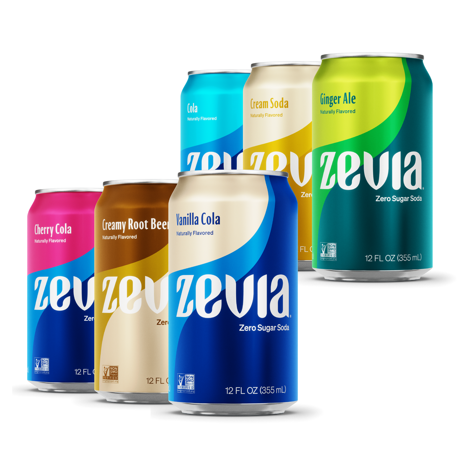 6-Flavor Rainbow Soda Variety Pack