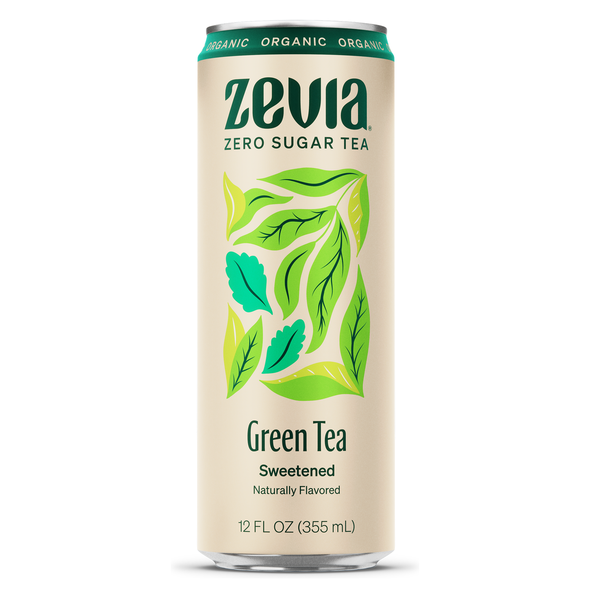Zevia Organic Green Tea | Zero Sugar, Zero Calories